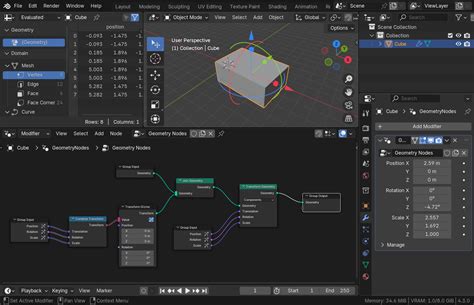What Do I Need To Use The Transform Gizmo In Geometry Nodes Blender