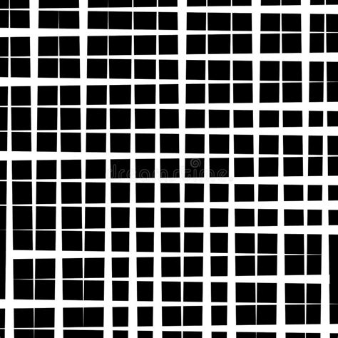 Grid Mesh Pattern Irregular Intersecting Straight Lines Monochrome Abstract Geometric
