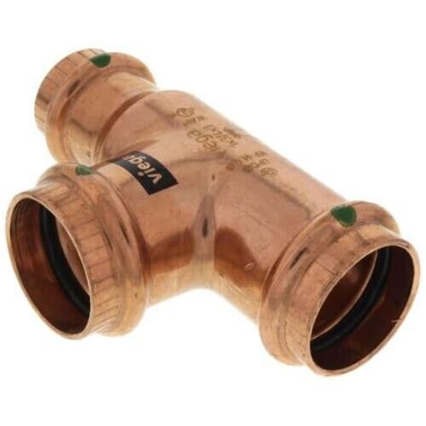 Propress 1 In X 34 In X 1 In Press Copper Reducing Tee Fitting 77355