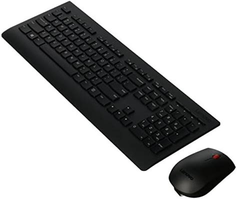 Amazon Com Lenovo Wireless Keyboard And Mouse Combo Cordless Set With Spill Resistant