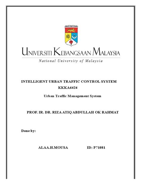 Intelligent Urban Traffic Control System Pdf Multiprotocol Label