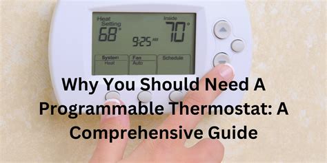 Why You Should Need A Programmable Thermostat Heating Ventilation Air