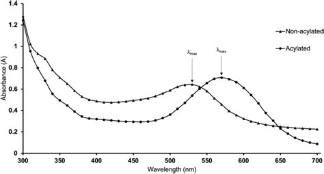 Bathochromic And Hyperchromic Shift Of Purple Corn Phenolics Rich Download Scientific Diagram