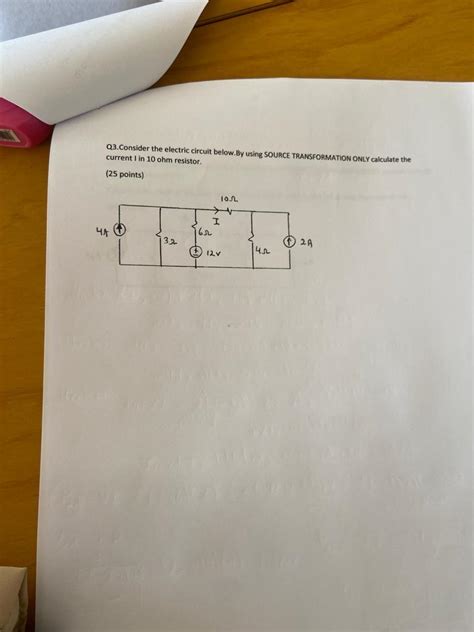 [solved] q3 consider the electric circuit below by using
