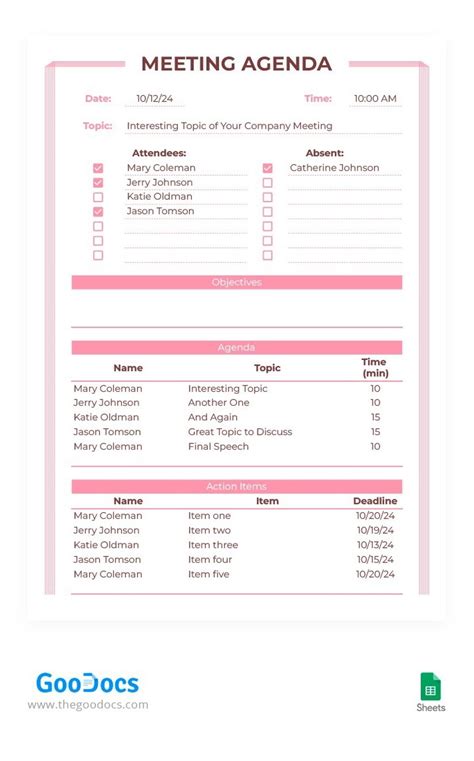 Explore This Collection Of Amazing Free Templates In Google Sheets Thegoodocs