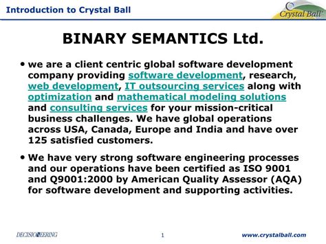 ppt oracle crystall ball powerpoint presentation free download id