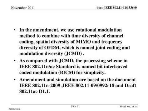 Ppt Joint Coding And Modulation Diversity For 802 11ah Powerpoint Presentation Id 5597899