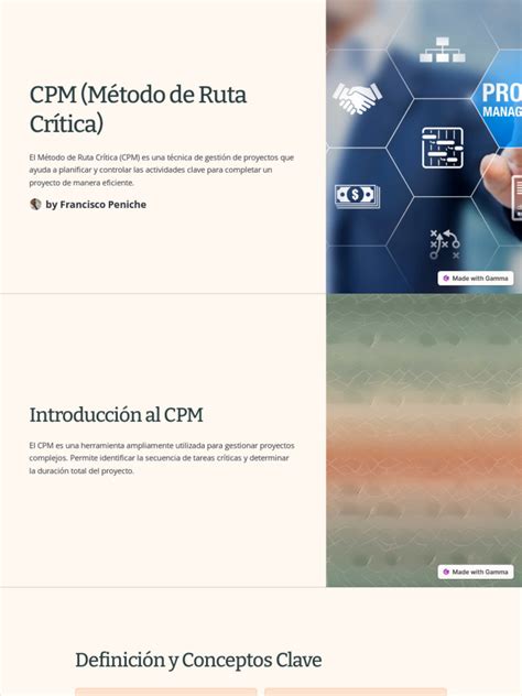 Cpm Metodo De Ruta Critica Pdf Gestión De Proyectos Ingeniería De Software