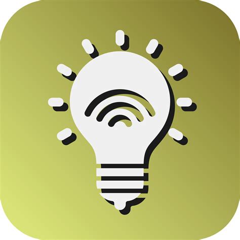 Smart Lighting Vector Glyph Gradient Background Icon For Personal And Commercial Use 35440392