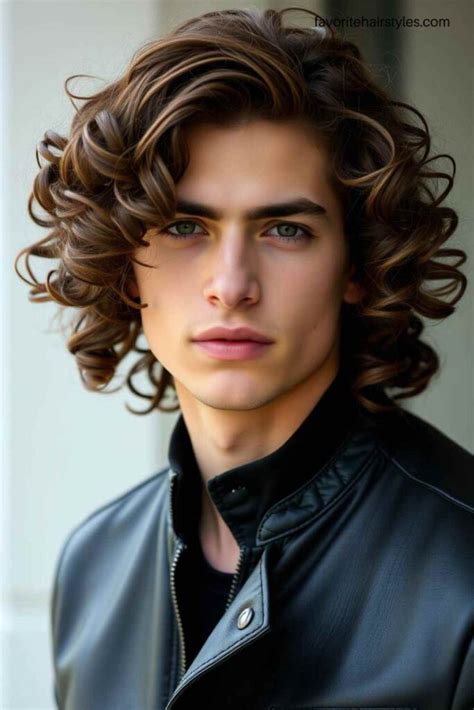 43 Stylish And Effortless Long Curly Hairstyles For Men Favorite Hair