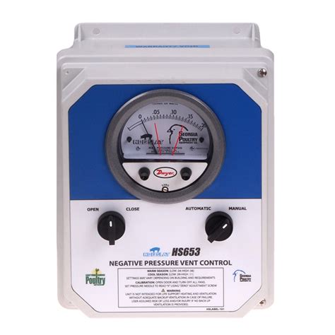 Hog Slat® Negative Pressure Vent Controller Hog Slat