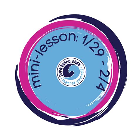 Mini Lesson Week Of 1 29 Pura Buena Onda