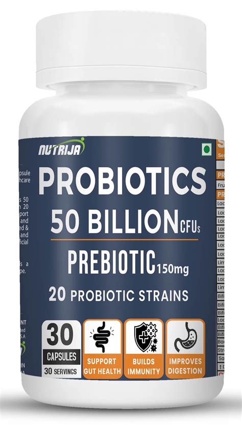 Buy Probiotics Supplement 50 Billion Cfu For Men And Women Probiotics