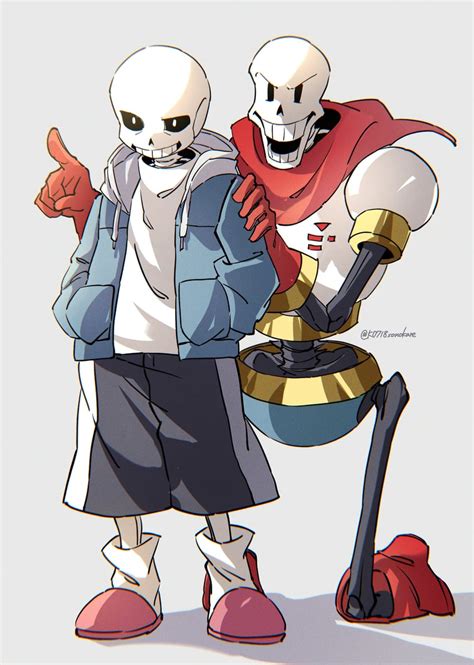 Sans And Papyrus Undertale Drawn By Sonokare Danbooru