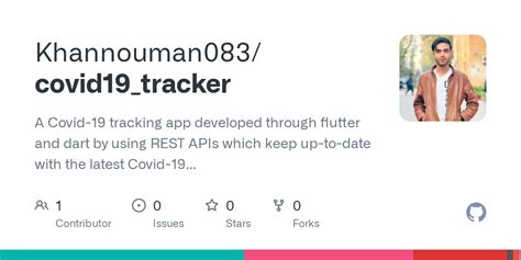 GitHub Khannouman Covid Tracker A Covid Tracking App Developed Through Flutter And