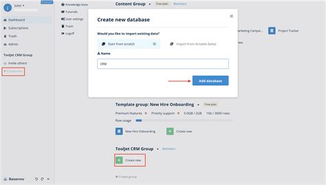 How To Build A Custom Crm With Baserow And Tooljet Baserow