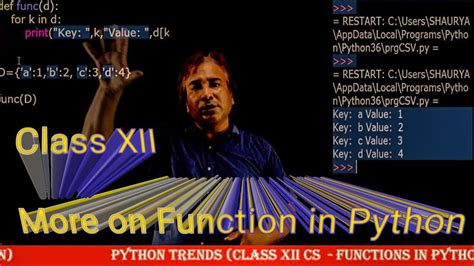 More On Function In Python Class Xii Cbse Ncert Nep2020