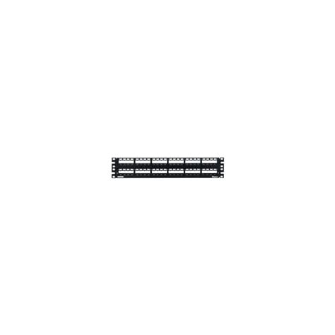 Panduit 48 PORT MODULAR PATCH PANEL W STRAIN RELIEF BAR UNLOADED CP48WSBLY Zoro