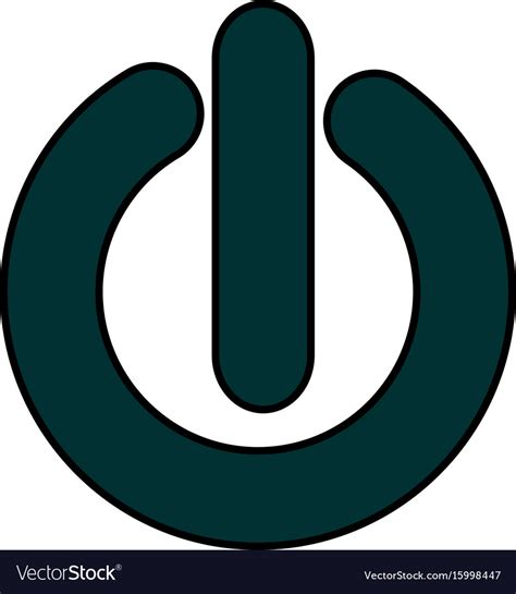 Power Switch Button Icon Royalty Free Vector Image