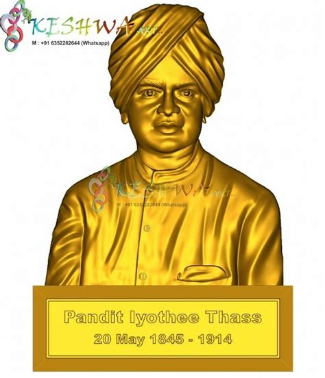 Artstation Pandit Iyothee Thass 3d Model Stl Model