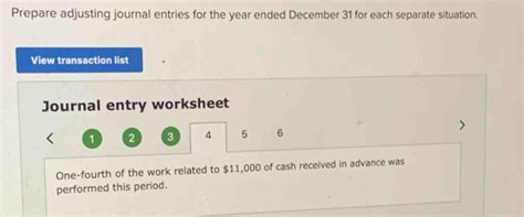 Solved Prepare Adjusting Journal Entries For The Year Ended December 31 For Each Separate