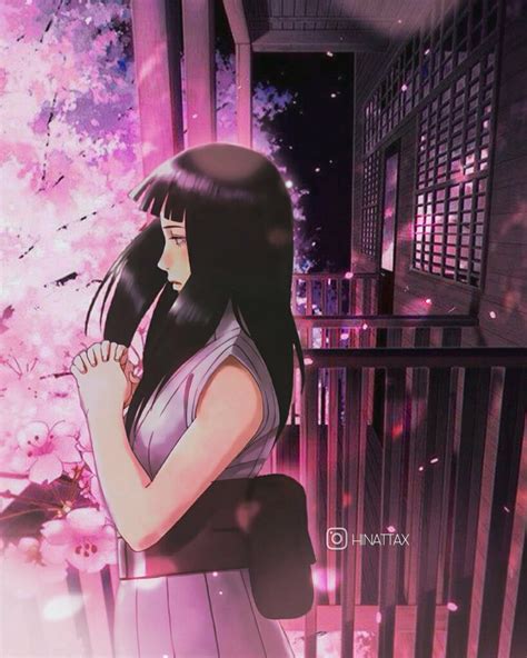 Graceful Hinata Hyuga Anime Wallpaper Background Free Download