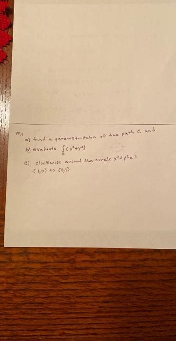 Solved Fn A Find A Parametrization Of The Path C And B Chegg Com