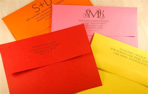 ADD Envelope Return Address Printing Printed Return