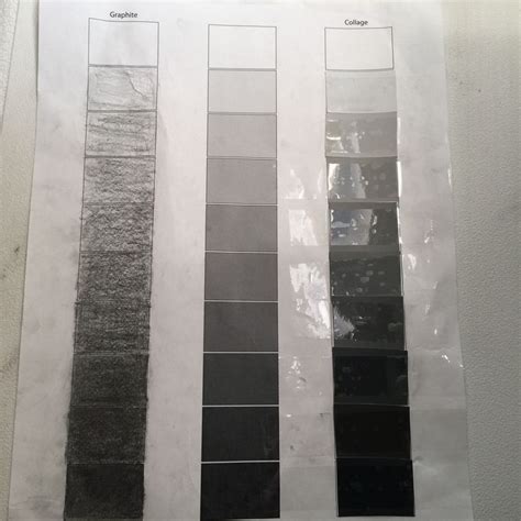 Week Value Scale Art Design Design Art