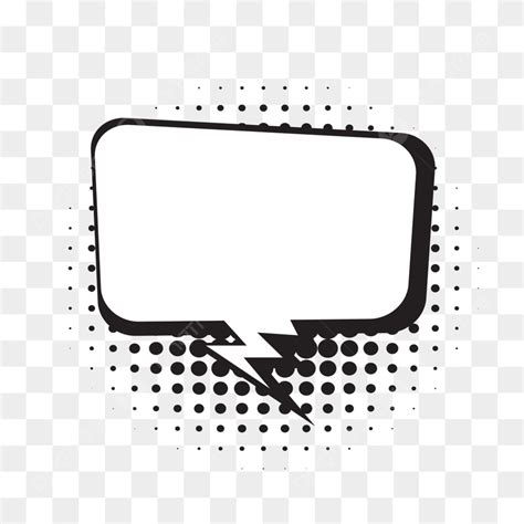 팝 아트 스타일의 하프톤 도트 배경에 격리된 만화 연설 거품 만화 그림 효과 Png 일러스트 및 벡터 에 대한 무료 다운로드 Pngtree