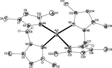 Structure Of The Cation Of Complex 4 Download Scientific Diagram