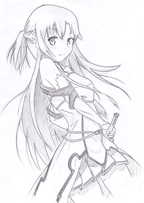 Sword Art Online By Khai Sword Art Online Drawing Sword Art Online