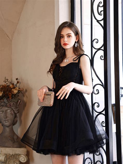 Black Dresses Short Prom
