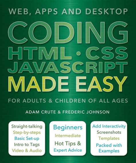 Coding Html Css Java Made Easy Adam Crute 9781786640611 Boeken Bol