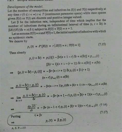 Probability Theory Simple Stochastic Epidemic Model Mathematics Stack Exchange