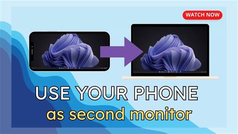 How To Use Your Phone As Second Monitor In Windows 11 Techtips Youtube