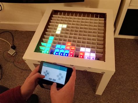 Bluetooth Controlled Arduino Led Coffee Table Trybotics