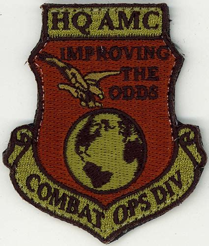 Air Mobility Command Combat Operations Division Ocp Flightline Insignia
