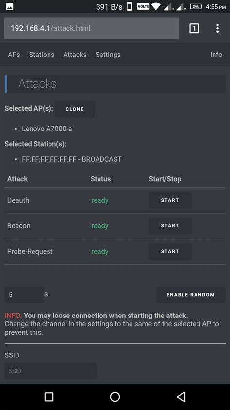 Esp8266 Nodemcu Based Portable Deauther And Beacon Attacker Using Command Prompt Trybotics