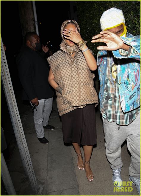 Rihanna And Aap Rocky Show Off Their Unique Style At Dinner In La Photo 4689371 Rihanna