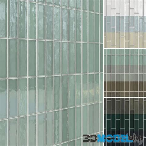 3d Model Ceramic Tiles Set 033
