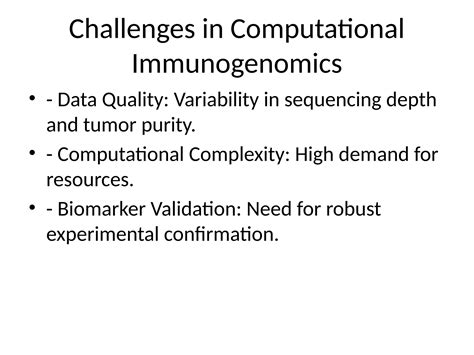 Advanced Immunogenomics Presentation Pptx