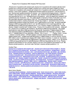 1000 Physics Questions And Answers PDF Download AirSlate SignNow