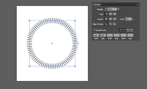 How Do I Draw Dashed Vertical Lines On A Path In Illustrator Graphic