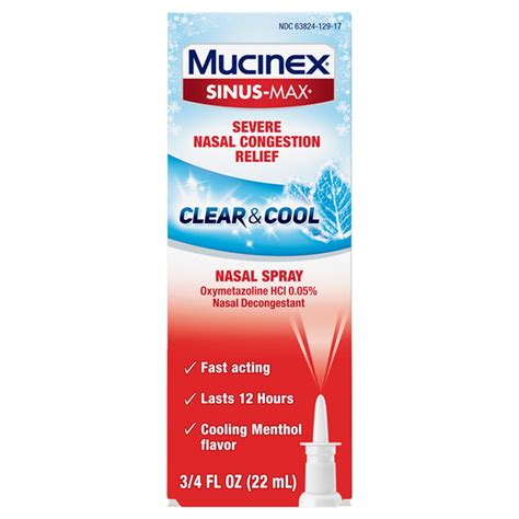 Save On Mucinex Full Force Sinus Max Nasal Spray Nasal Decongestant 12 Hour Order Online
