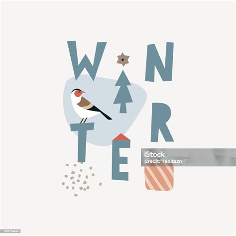 트렌디 한 크리스마스 인사말 카드 초대장 골드 핀치 새 크리스마스 트리와 선물 상자 겨울 텍스트 프리핸드 모던 미니멀리스트 벡터 드로잉 벽아트 현대 의 인쇄 포스터