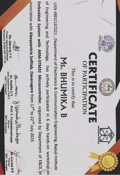 Bhumika B On Linkedin Embeddedsystems Armstm32 Workshop Electronics Biet