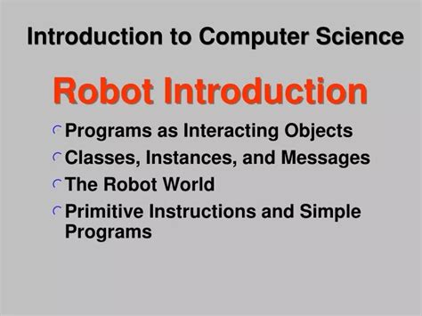 ppt introduction to computer science powerpoint presentation free