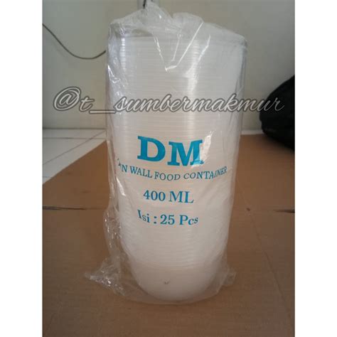 Jual Thin Wall Bowl 400ml Mangkok Plastik Bening Mika Mangkok Plastik Shopee Indonesia