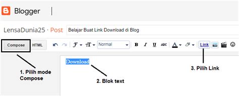 Cara Membuat Dan Memasang Link Download Di Blog